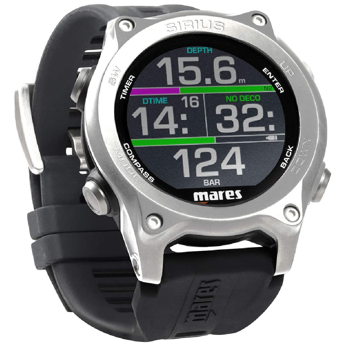 Mares Sirius Dive Computer | Santa Barbara Aquatics