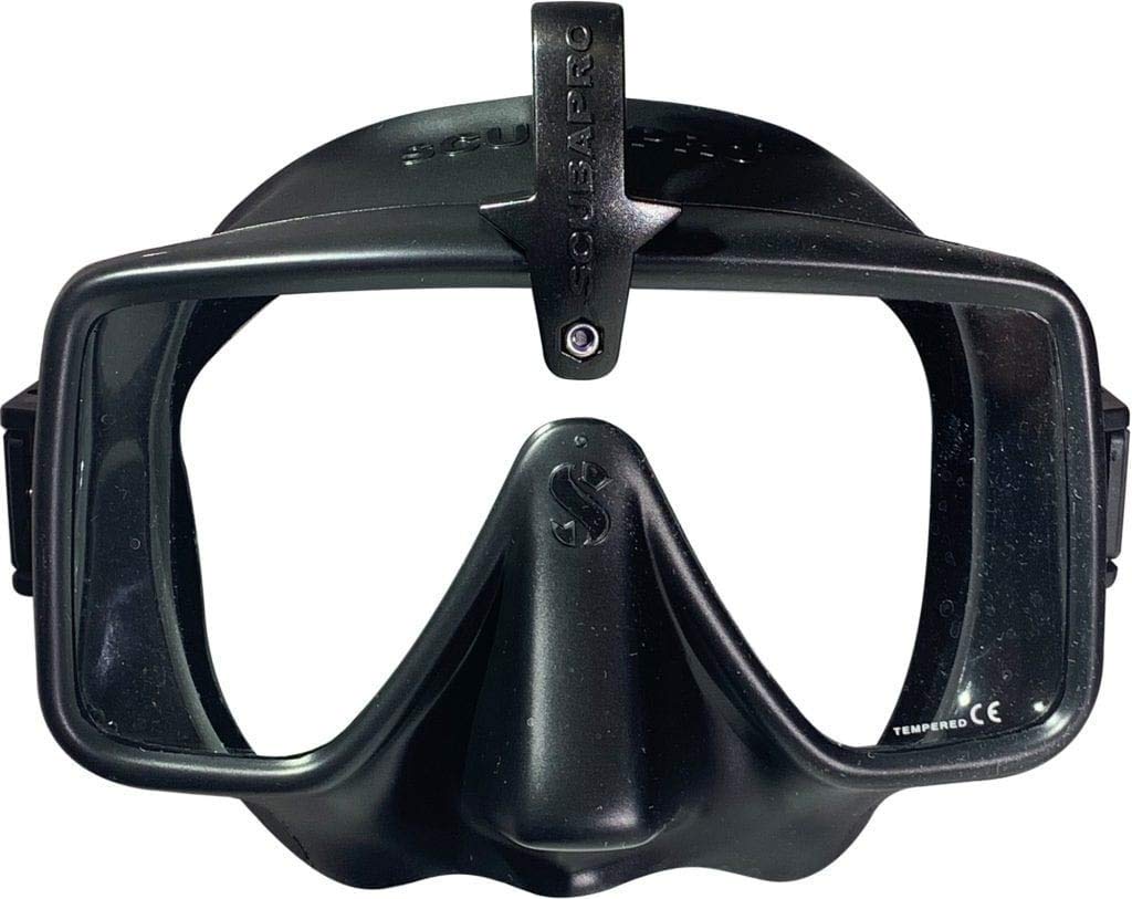 Scubapro Frameless Mask with Galileo HUD Adapter- Black | Santa Barbara Aquatics