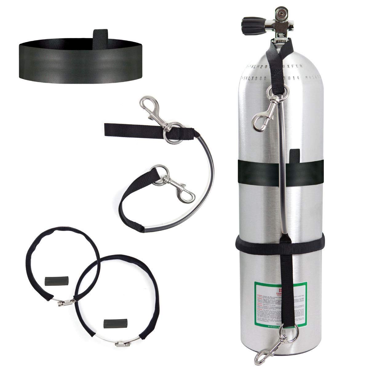 XS Scuba Stage Bottle Strap Kit — Tech Diving | Santa Barbara Aquatics ...